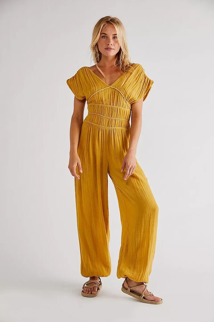 Free People Jen's Pirate Booty Olivia Jumpsuit Size S $228 Free People Jen's Pirate Booty Olivia Jumpsuit Size S $228