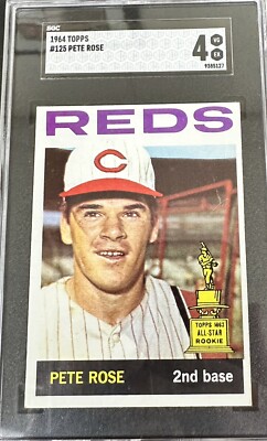 1964 Topps #125 Pete Rose SGC 4. Sharp Corners And Color!! | eBay