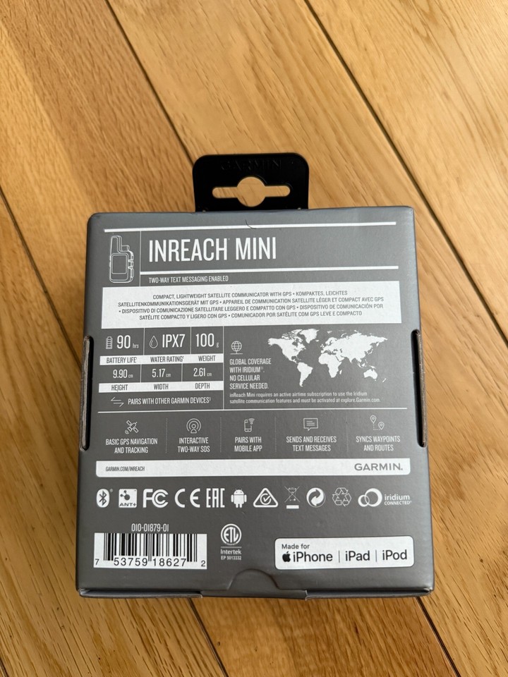 Garmin InReach Mini 1 Satellite Communicator | Black | Model 010-01879 ...