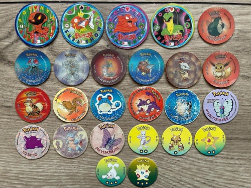 Vintage, Old, Rare Random Pokemon Tazos, Tazo , Tasos, Caps, Pogs ...