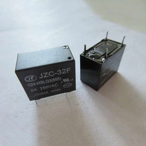 10Pcs JZC-32F-024-HS3 24VDC 10A 125VAC Power Relay 4 Pins #sumaik11 | eBay
