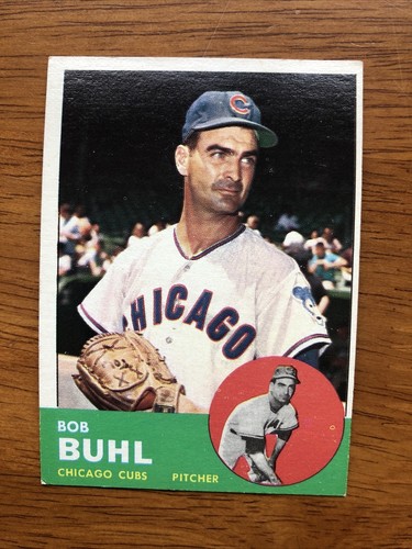1963 TOPPS BOB BUHL CHICAGO CUBS #175 Nice Card! | eBay