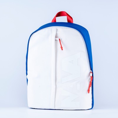 NAVA Design Beat Backpack Small Light White/Blue | eBay