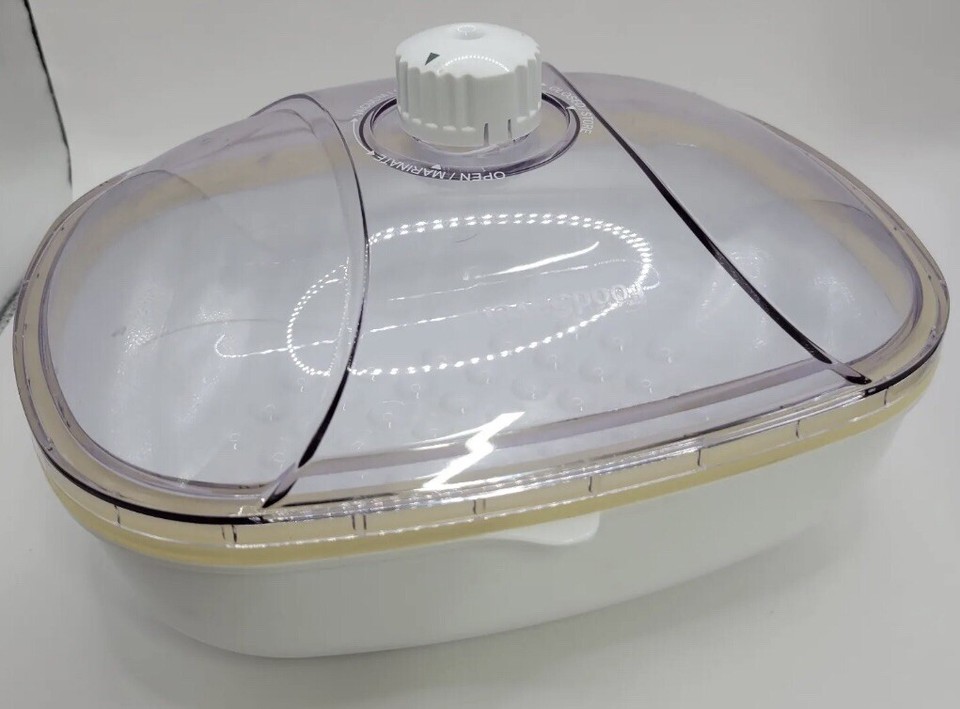 FoodSaver Quick Marinator White Rectangle Vacuum Seal Marinating ...