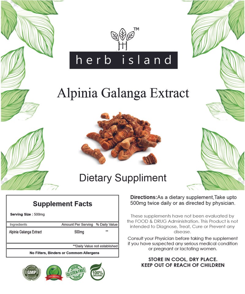Alpinia Galanga Extract 100% Organic Superfood Premium Supplement Free ...
