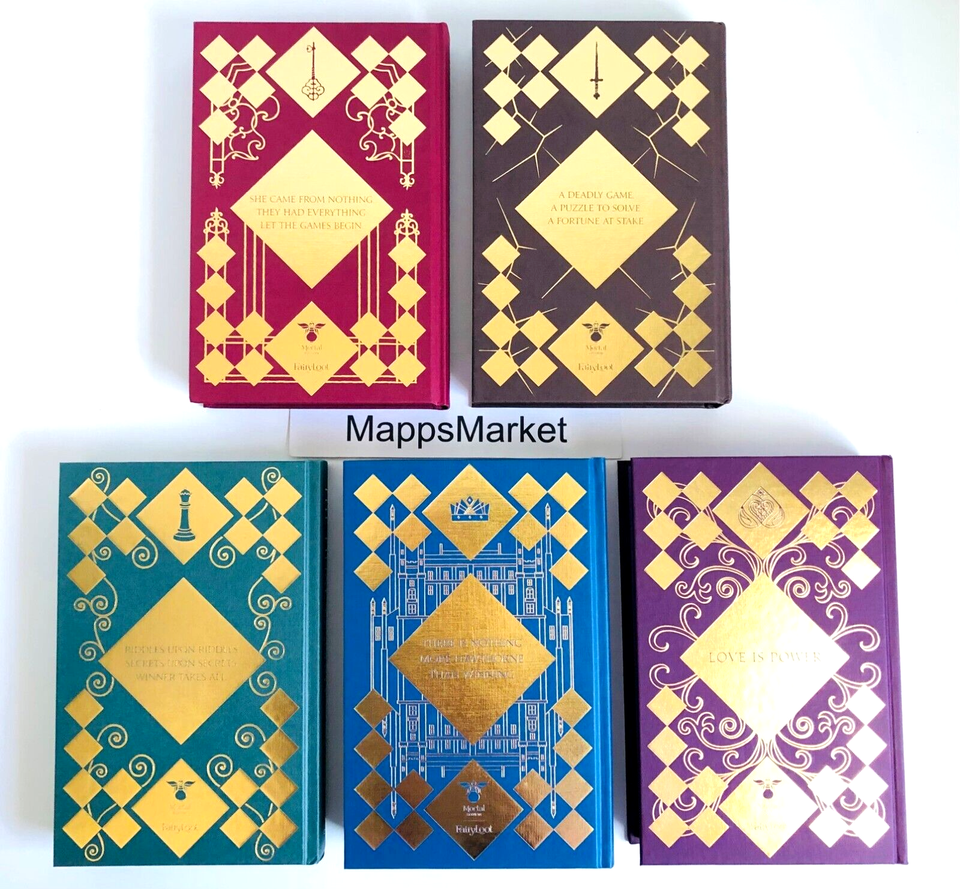 Inheritance Games Books 1-5 SIGNED by Jennifer Lynn Barnes FAIRYLOOT ...