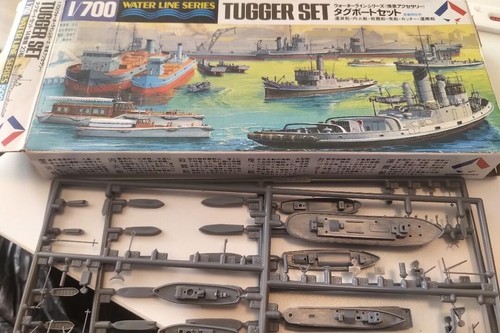 Vintage MIB 1/700 WATERLINE SERIES TUGGER SET | eBay