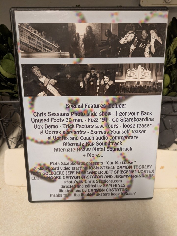 META Skateboards - CUT ME LOOSE /Skateboarding DVD RARE | eBay