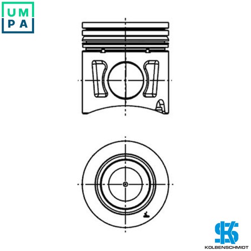 PISTON 40340600 STD FOR F3BE0681A/F3BE0681E/F3BE0681C/F3BE0681B 12.9L ...