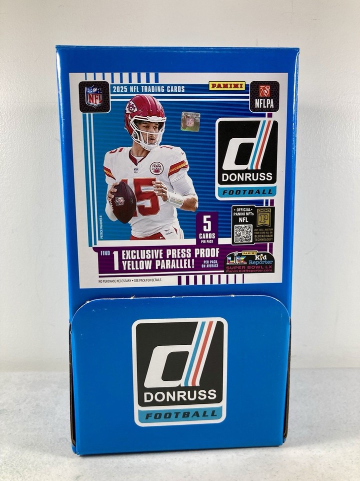 2025 Panini NFL Donruss Football Trading Card: Gravity Feed Box w/ 48 ...