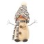 NEW PRIMITIVE SNOWMAN DOLL SLUSH Christmas 10.5"L x 3.5" W Stained ...