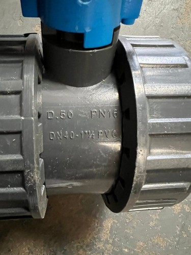 PVC FITTING CONNECTION Comer Ball Valve - D50 PN16 DN40 1” 1/2 | eBay UK