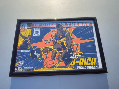 JASON RICHARDSON GOLDEN STATE WARRIORS POSTER AUTHENTIC FAN COMIC BOOK ...