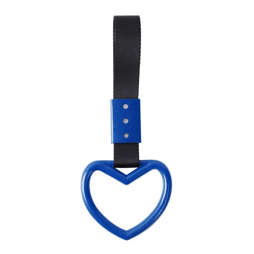 Colorful Car Tow Strap Love Ring Heart JDM Train Bus Handle Hand Strap ...