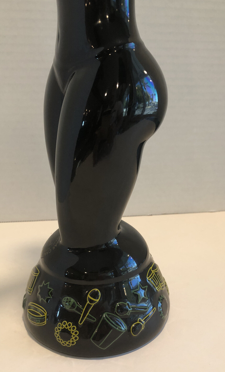 Ceramarte Batuque Porcelain Cachaca Rum Bottle Figural Brazil 2003 1st ...