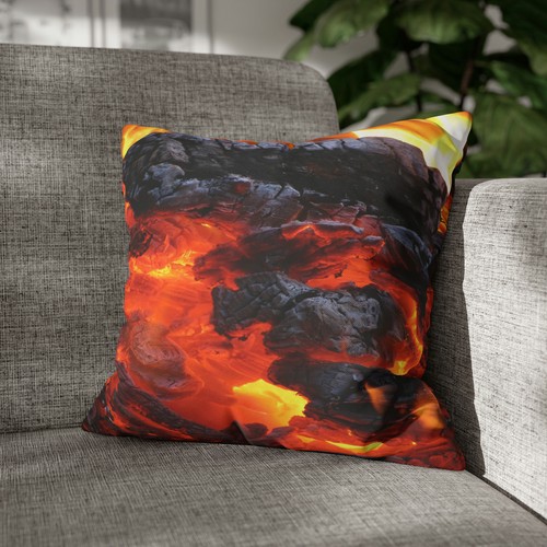 CUSHION COVER PILLOW CASE|BURNT WOOD ON FIRE FLAMES | eBay Australia