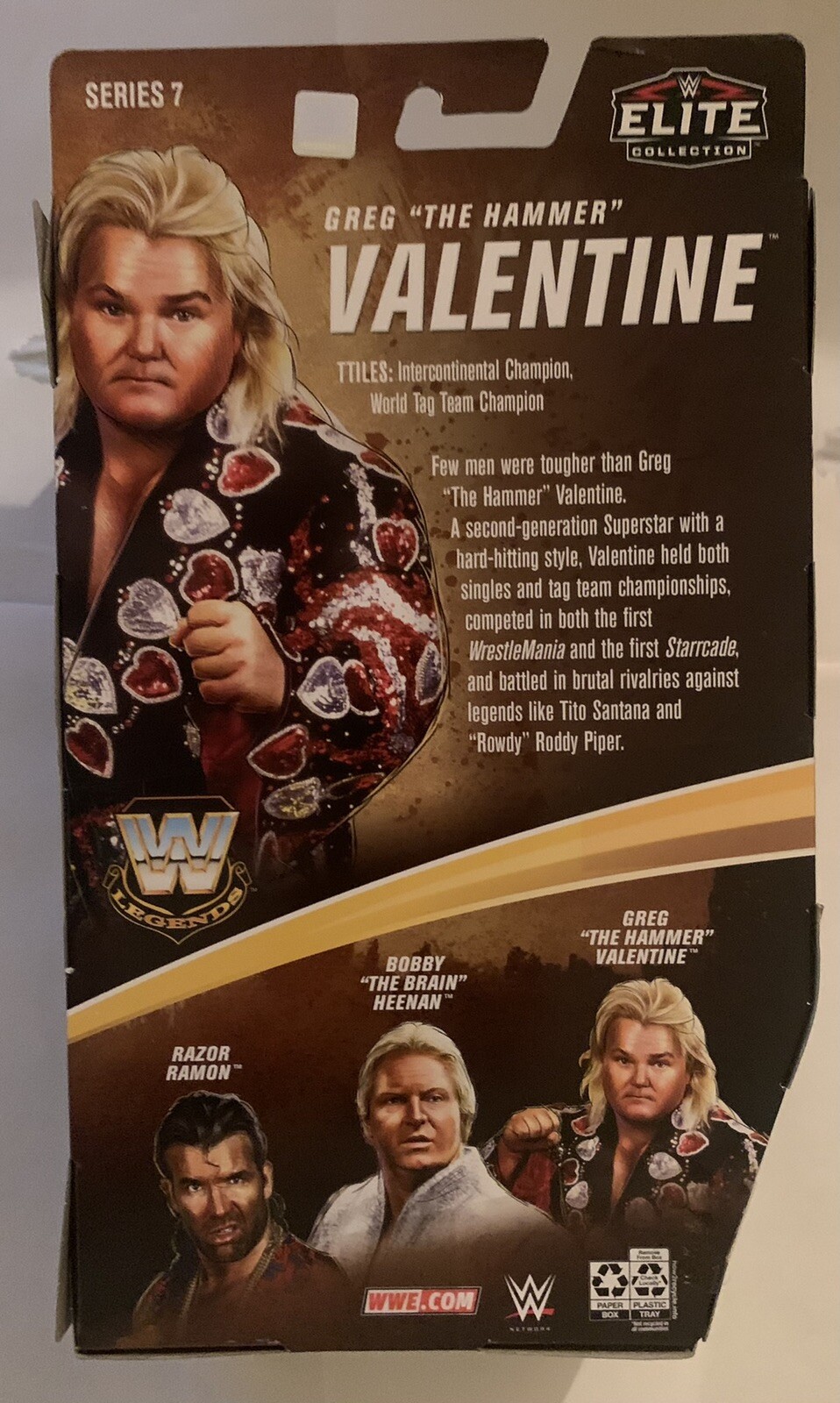 WWE Legends Elite Series 7 Greg “The Hammer” Valentine Wrestling Figure ...