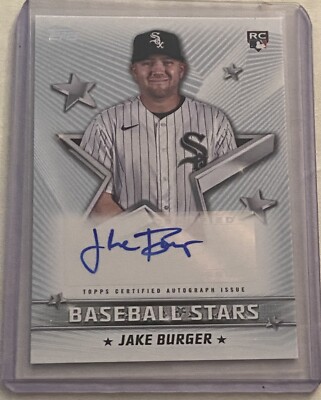 2022 Topps Jake Burger “Baseball Stars” rookie auto White Sox! | eBay