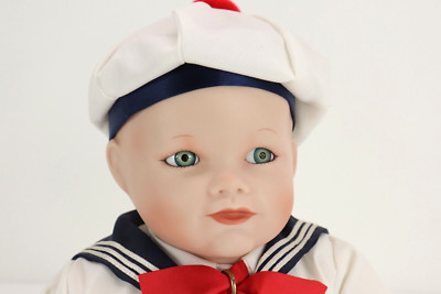 Vintage Porcelain Sailor Boy Matthew Doll Ashton Drake Yolanda Bello ...