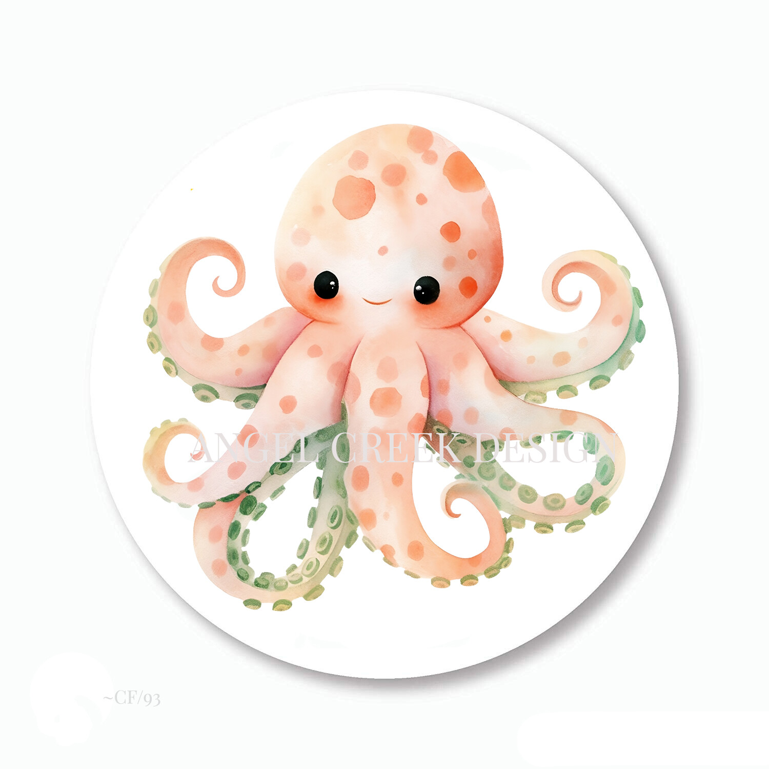 Stunning Octopus Scrapbook Stickers Envelope Seals Under The Sea Favors ...