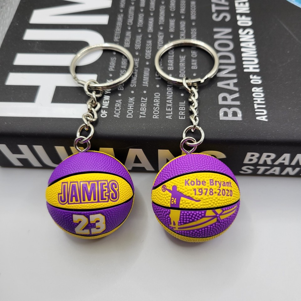 Basketball Keychain Lakers mini Basketball Keychains for Men Cute ...