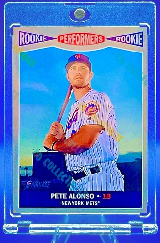 Pete Alonso ROOKIE RC CARD TOPPS HERITAGE SP NEW YORK METS MVP MINT | eBay