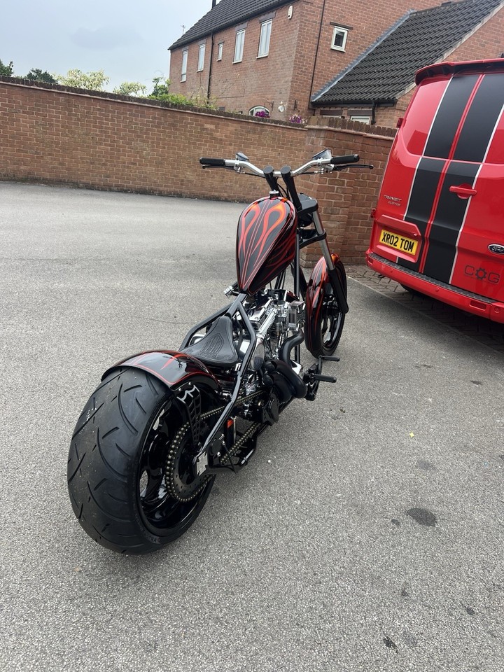 West coast Choppers CFL Rare 240 chopper bobbe Custom Motorcycle Harley ...