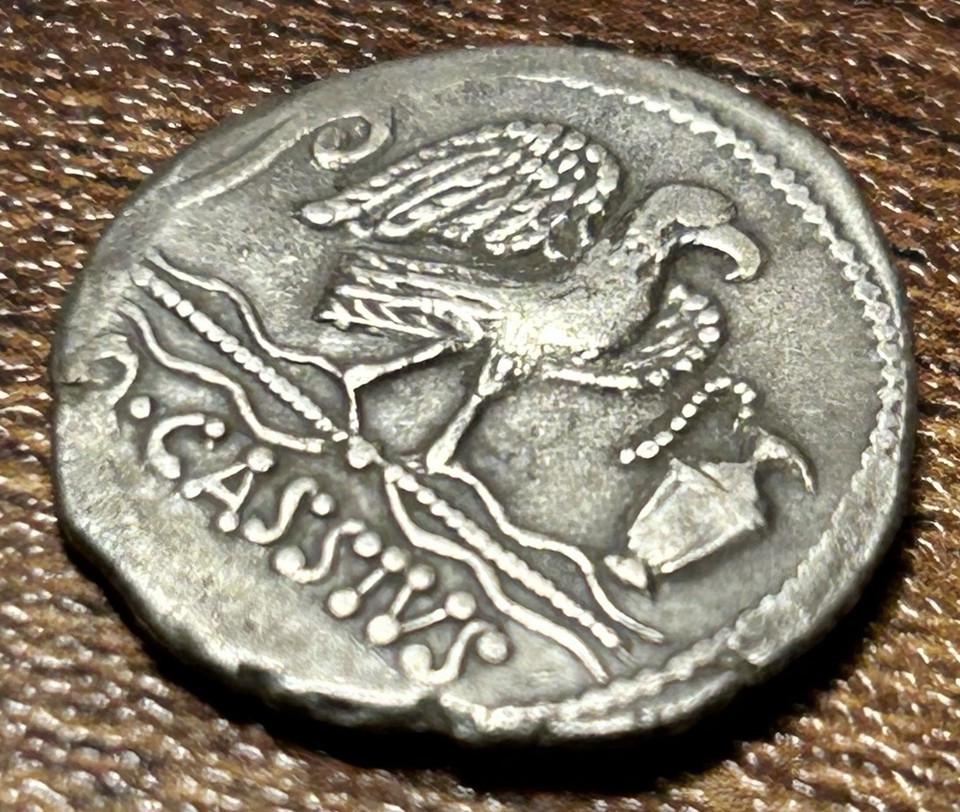 Cassius Longinus 55BC AR Denarius Roman Silver Coin | eBay UK