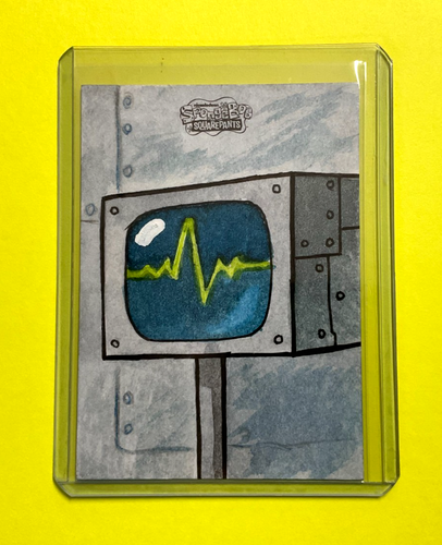 2025 Topps Chrome SpongeBob Karen Plankton Sketch Card Isiah Xavier ...