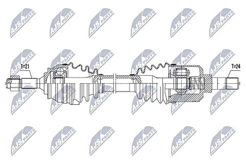 Drive Shaft Front Right For CITROEN C-Elysee PEUGEOT 301 12- 9671573180 ...
