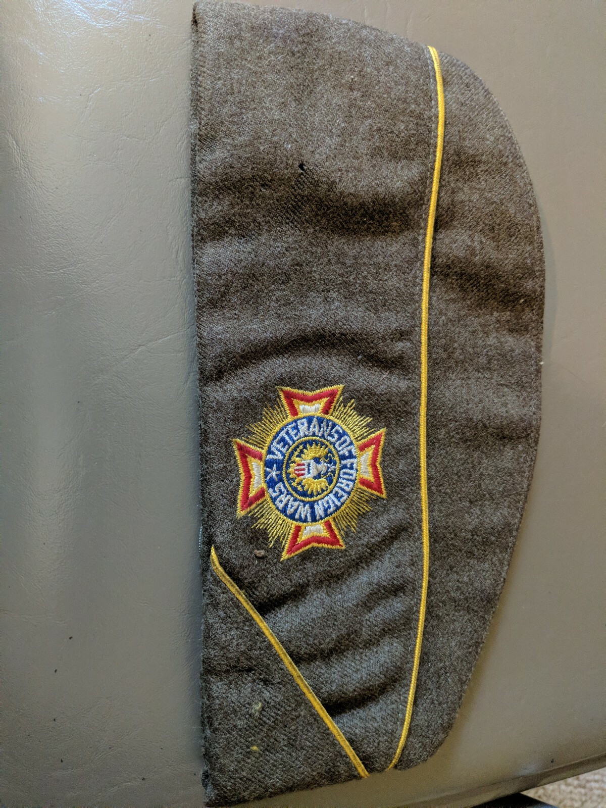 Veterans Of Foreign Wars garrison Hat cap 6 3/4 VFW Massachusetts | eBay