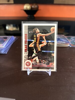 2022-23 NBA Hoops Tribute Base black Back #291 Trae Young - Atlanta ...