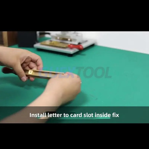 Brass Lettering Branding Wood T-slot Creasing Machine Hot Numbering ...