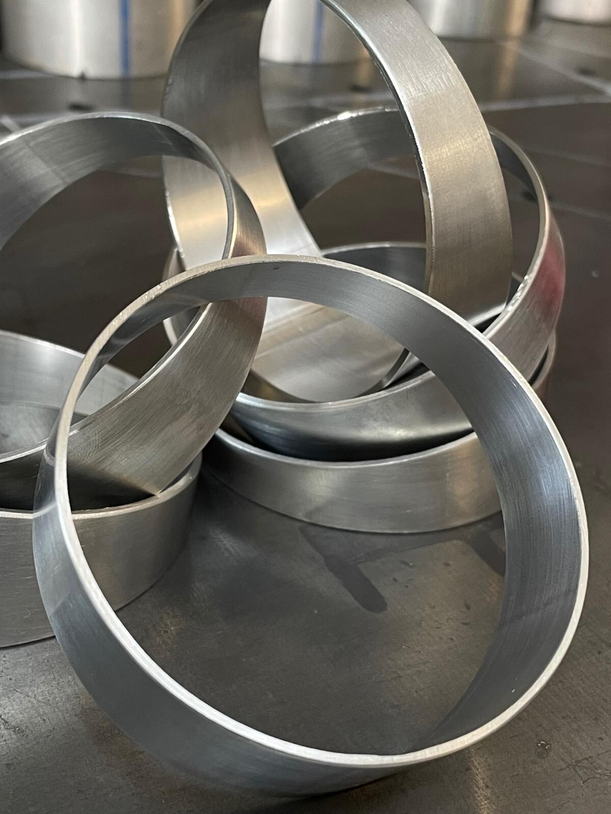 Exhaust Pie Cut Tube Stainless Steel 304 3" 50.8mm 60.3mm 63.5mm 76mm ...