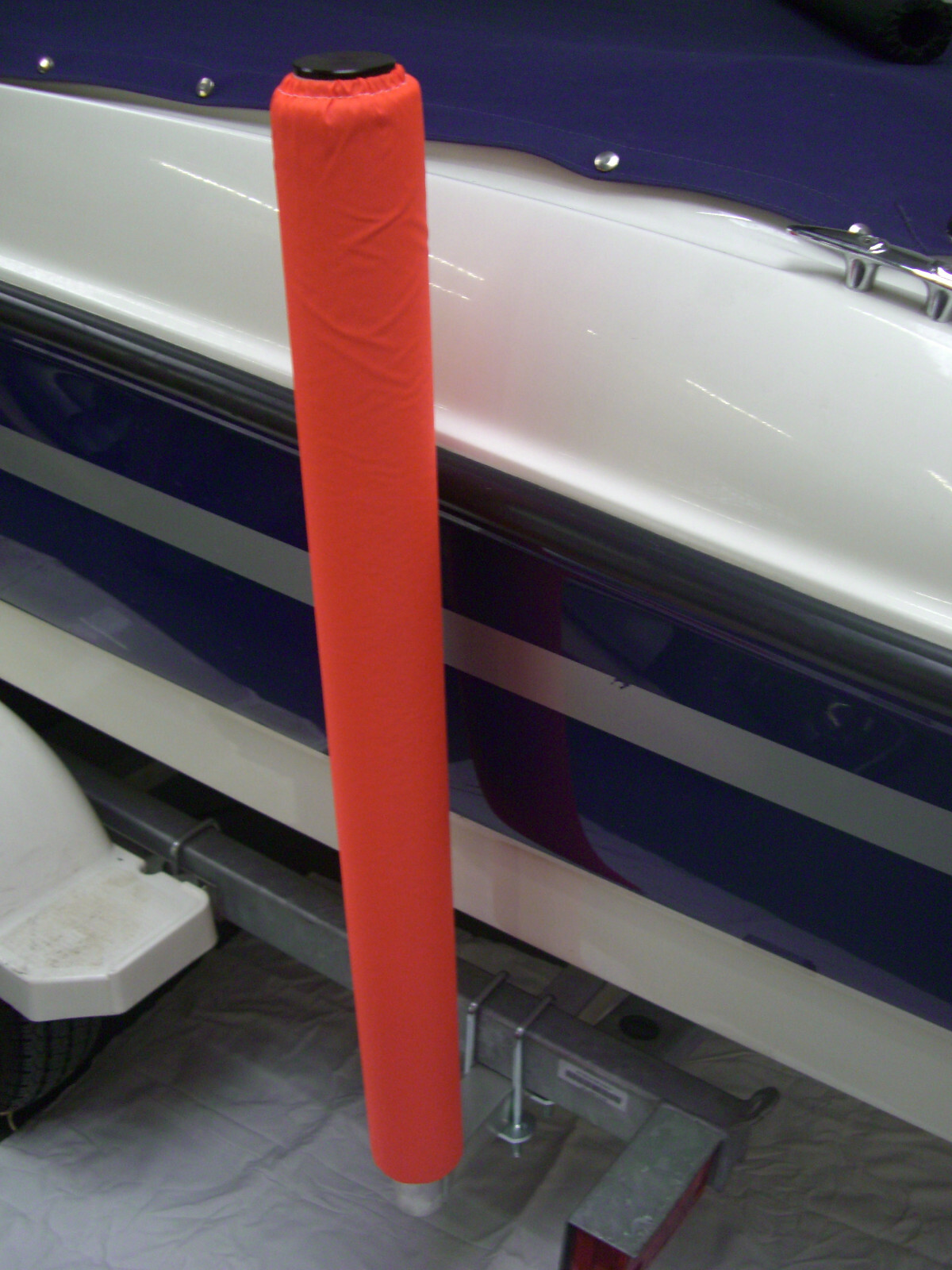 Floatem Poles Boat trailer guide pole docking arms with Hi-Viz cushions ...