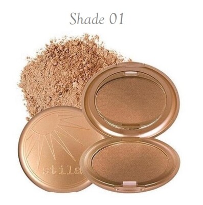 Stila Sun Bronzing Pressed Powder Compact - Full Size - NIB - SHADE 01 ...