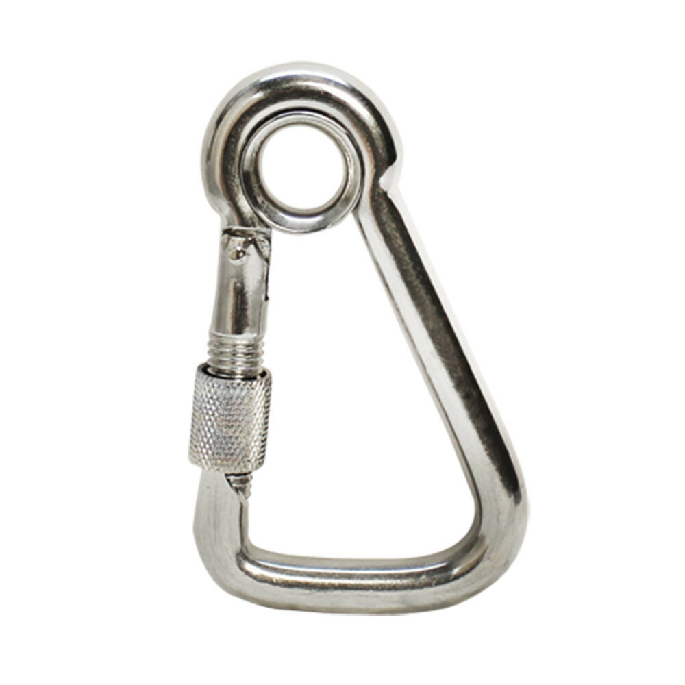 Carabiner Spring Snap Hook w/ Eyelet+Screw Nut 5pc 5/16'' Marine ...
