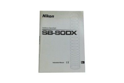 FLASH SPEEDLIGHT NIKON SB-80DX SHOE MOUNT MANUAL | eBay