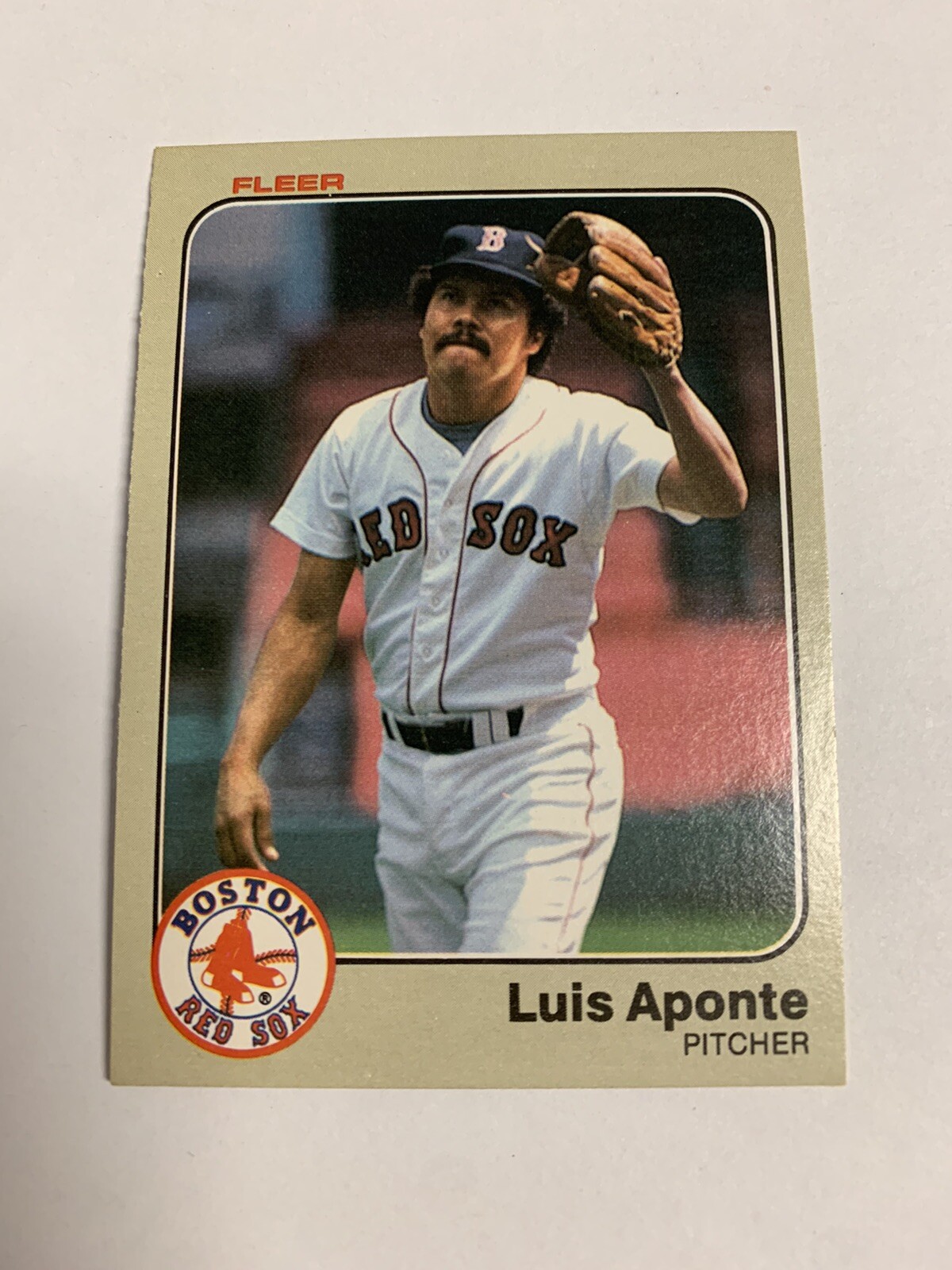 1983 Fleer Boston Red Sox Luis Aponte | eBay