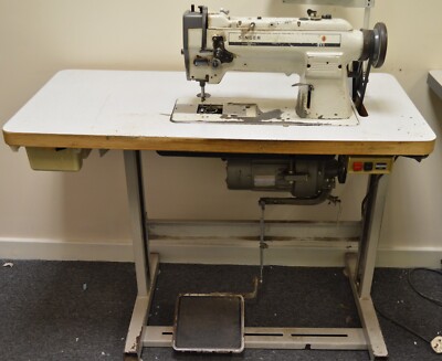 Singer 211 Needle Feed Walking Foot Sewing Machine Spares Or Repair ...