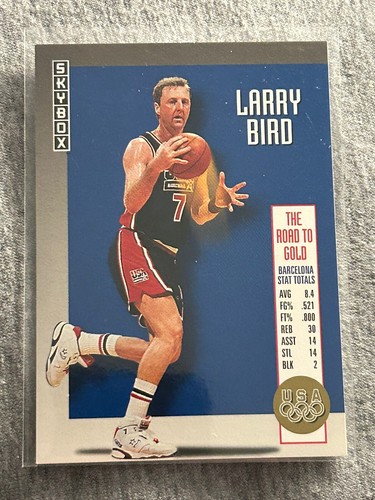 1992-93 Skybox Team USA Larry Bird Insert #USA6 Boston Celtics HOF E744 ...