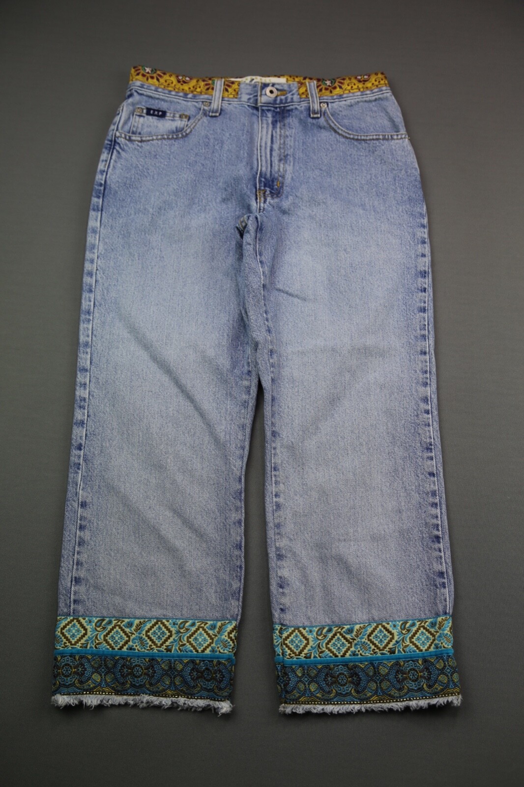 Vintage Women's Express Bleus Jeans Capri Cropped High Rise Size 5/6 ...