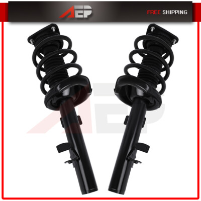 Set of 2 Front Complete Struts Shocks with Coil & Springs For 2013 Ford ...