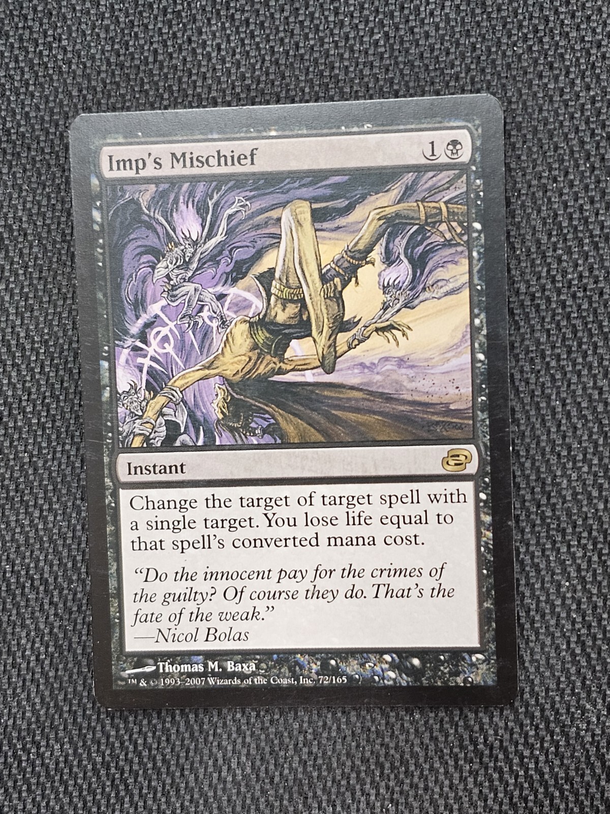 MTG Imp's Mischief Planar Chaos 72/165 Regular Rare | eBay