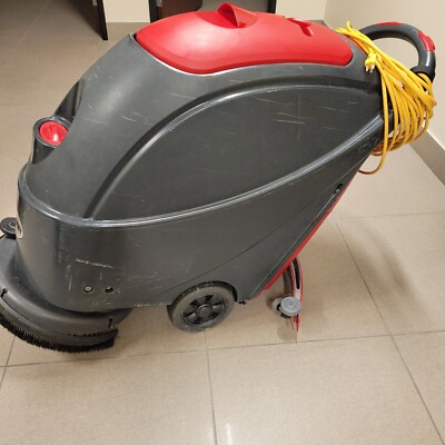 17" Viper floor scrubber machine w/ 70 ' cord with pad holder and brush ...
