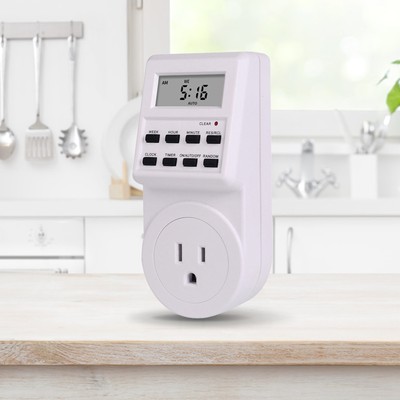Tm516 Timer Switch Outlet Weekly Cycle Programmable Week Cycle Timer ...
