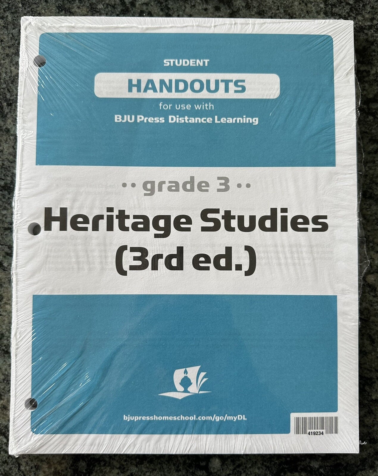 BJU Bob Jones University STUDENT HANDOUTS grade 7 Heritage Studies 3rd ...