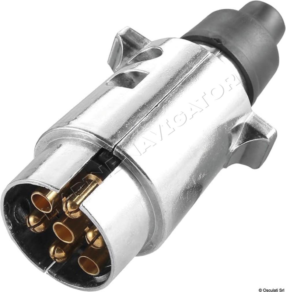 OSCULATI 7-pin plug w/screw contacts for towing | eBay