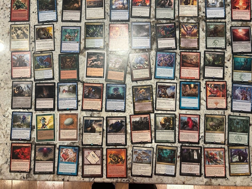 Mtg Rare Lot x100 - Magic The Gathering Rare Card Lot Mtg Rares LP ...