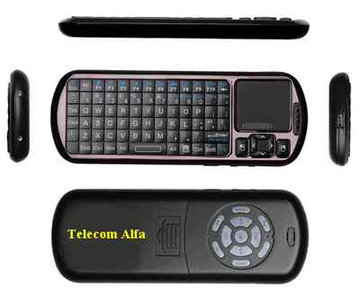 Mini rechargable Keyboard linux android windows with laser pointer ...